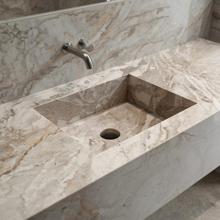 Custom Integrated Stone Sinks | Integrated Stone Basin